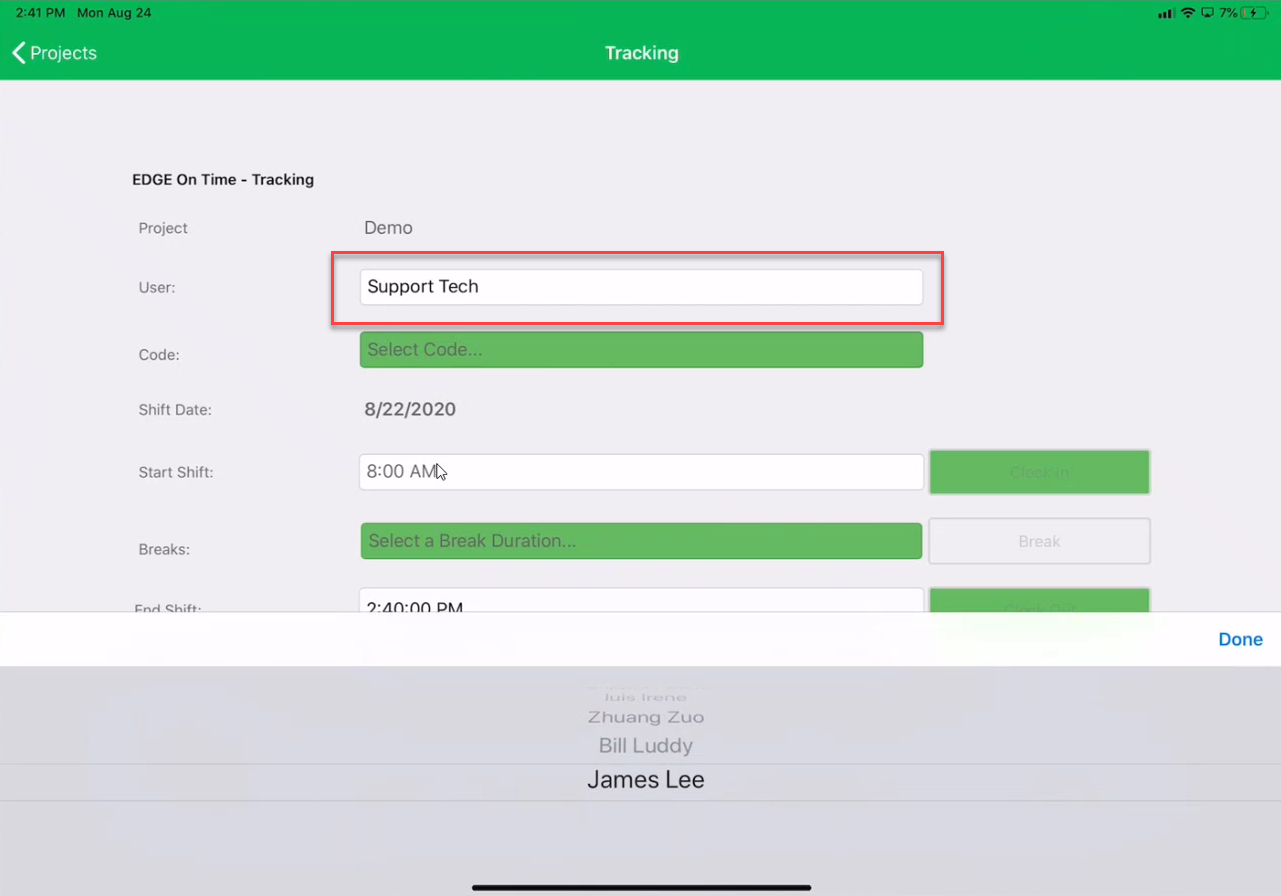 How to Use The EDGE On Time application - Estimating Edge